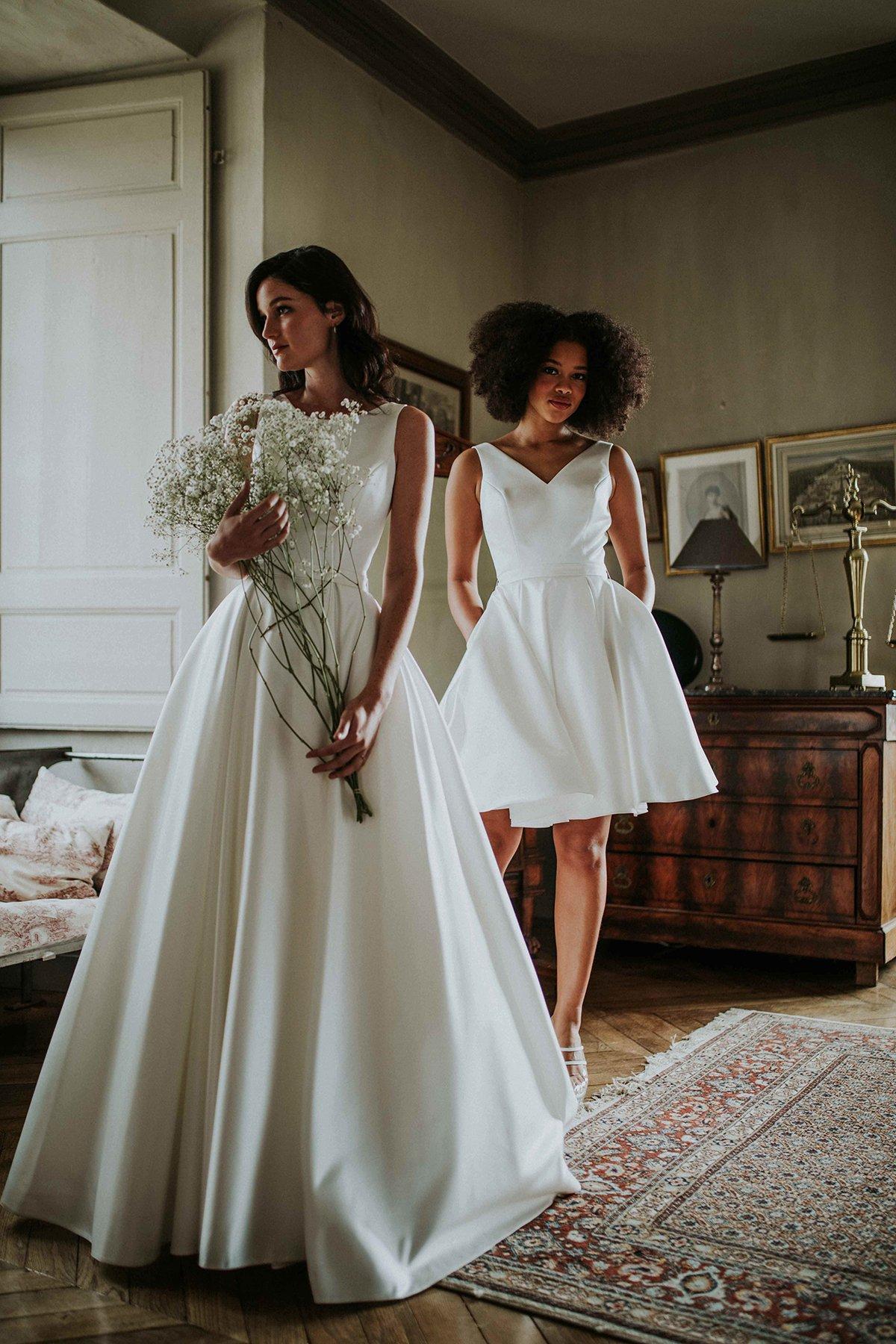 30 robes de mariée mini : courtes, très courtes pour plus de sensualité