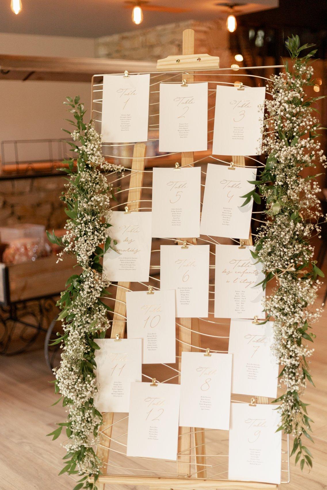 70 idées déco pour un plan de table de mariage original